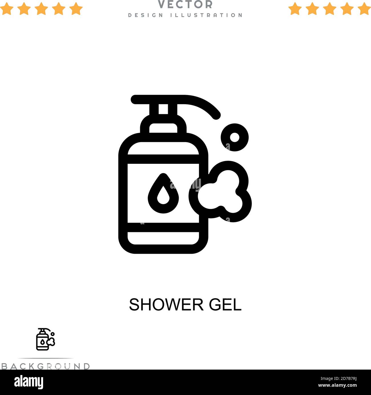 Shower gel icon. Simple element from digital disruption collection ...