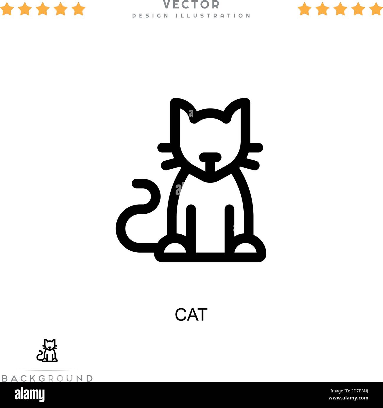 Cat icon. Simple element from digital disruption collection. Line Cat ...