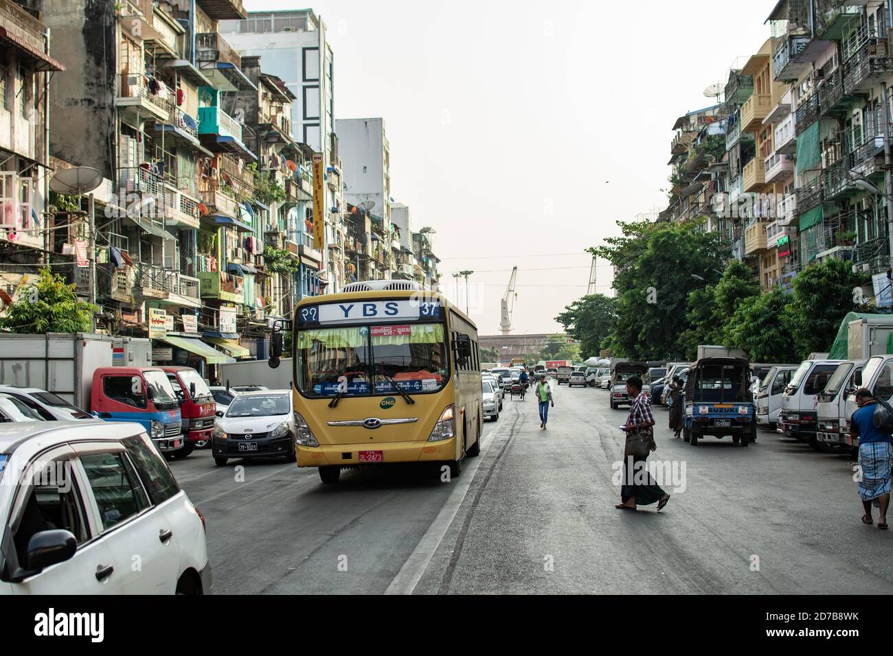 Myanmar public transport hi-res stock photography and images - Alamy