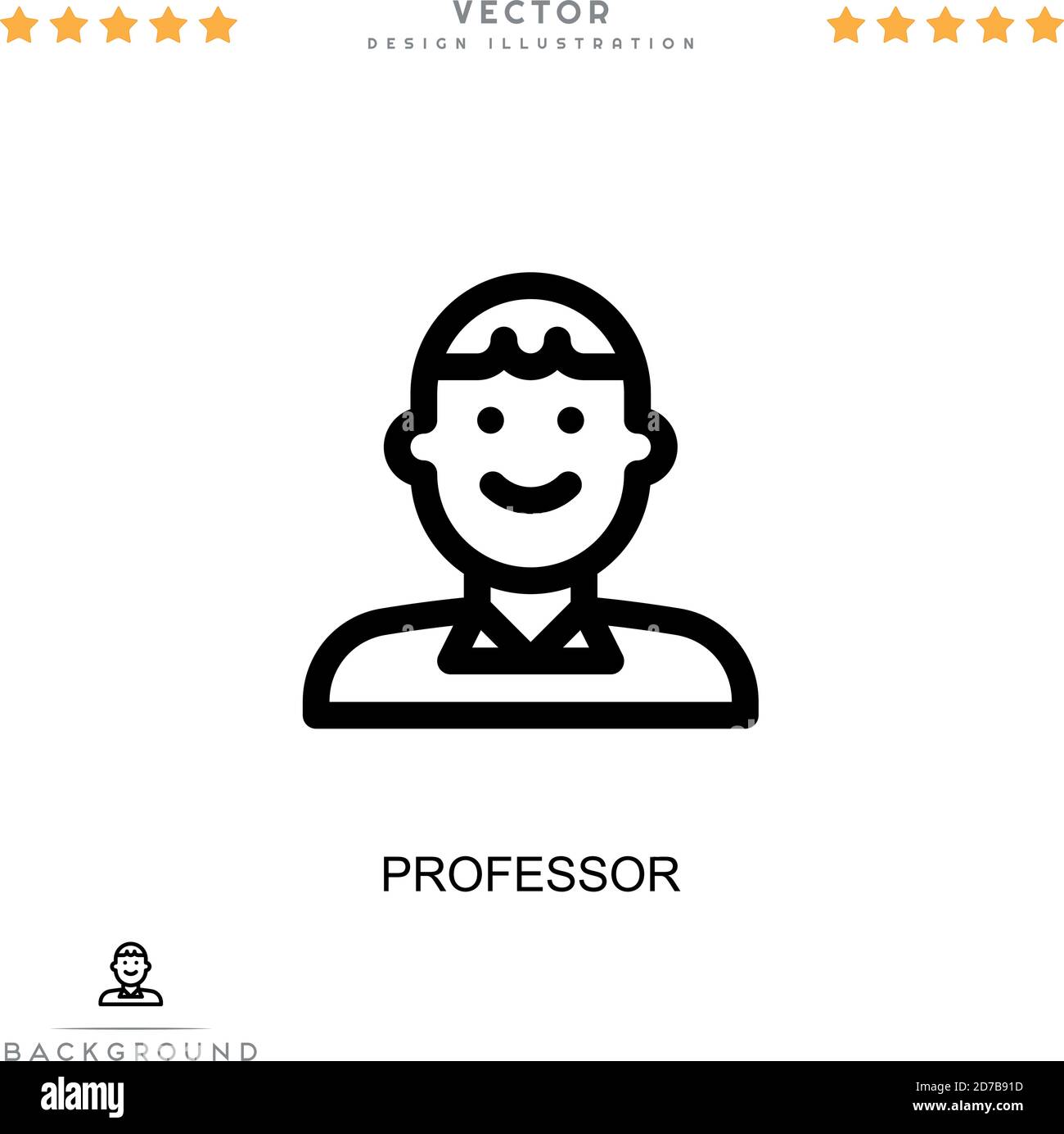 Professor icon. Simple element from digital disruption collection. Line ...