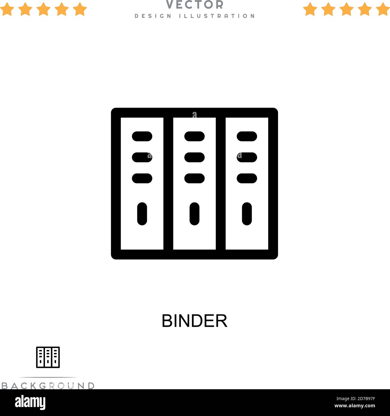 Binder icon. Simple element from digital disruption collection. Line ...