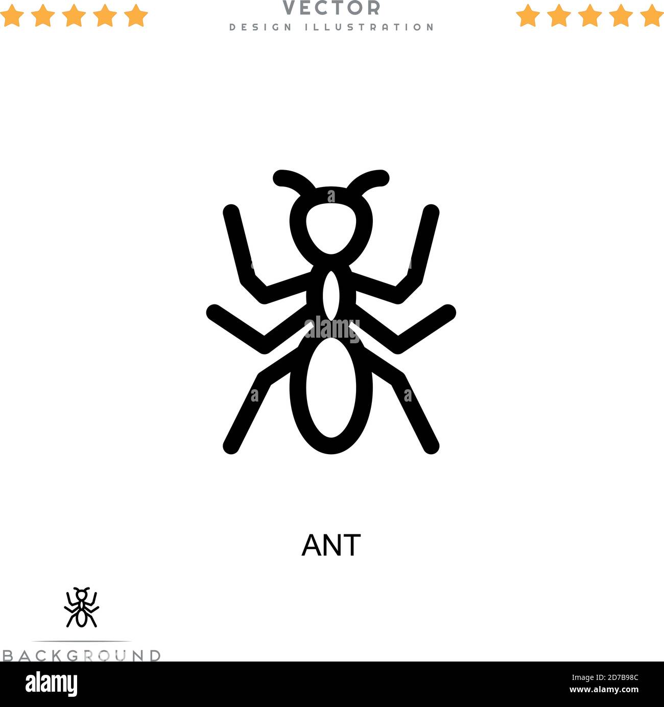 Ant icon. Simple element from digital disruption collection. Line Ant ...