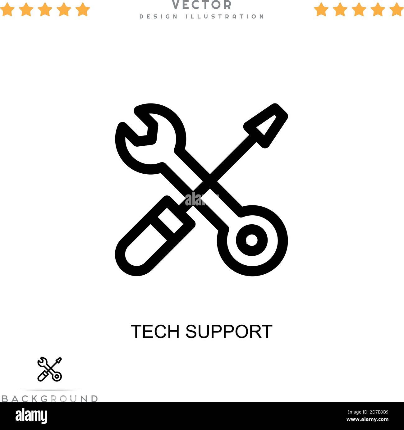 Tech support icon. Simple element from digital disruption collection ...
