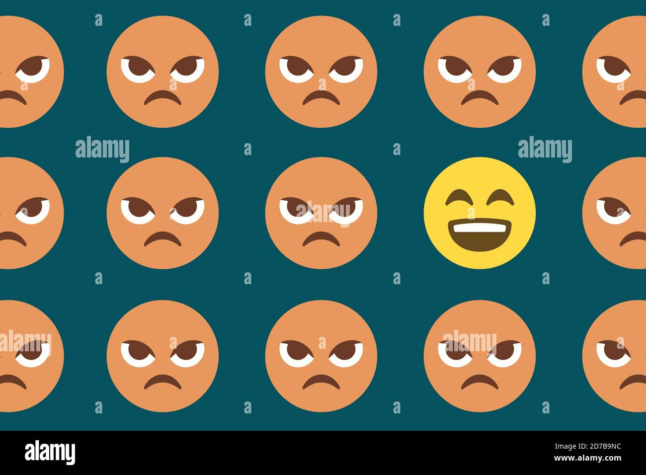 Angry face emoji Stock Vector Images - Alamy