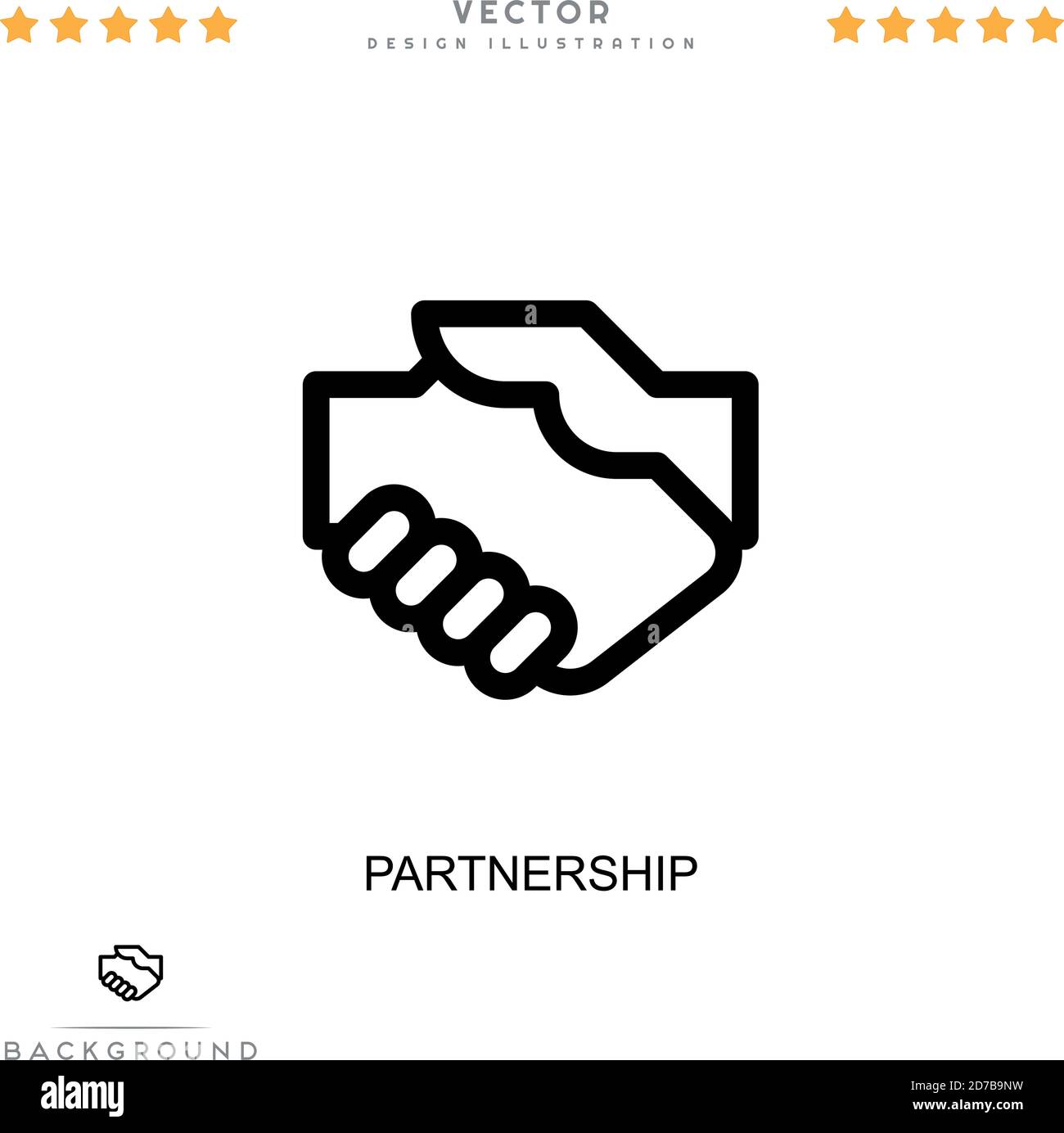 Partnership icon. Simple element from digital disruption collection ...
