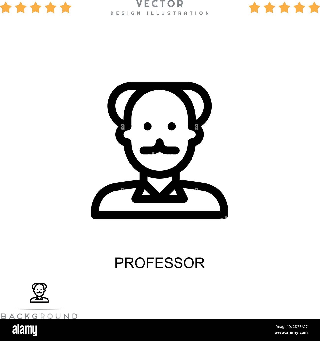 Professor icon. Simple element from digital disruption collection. Line ...
