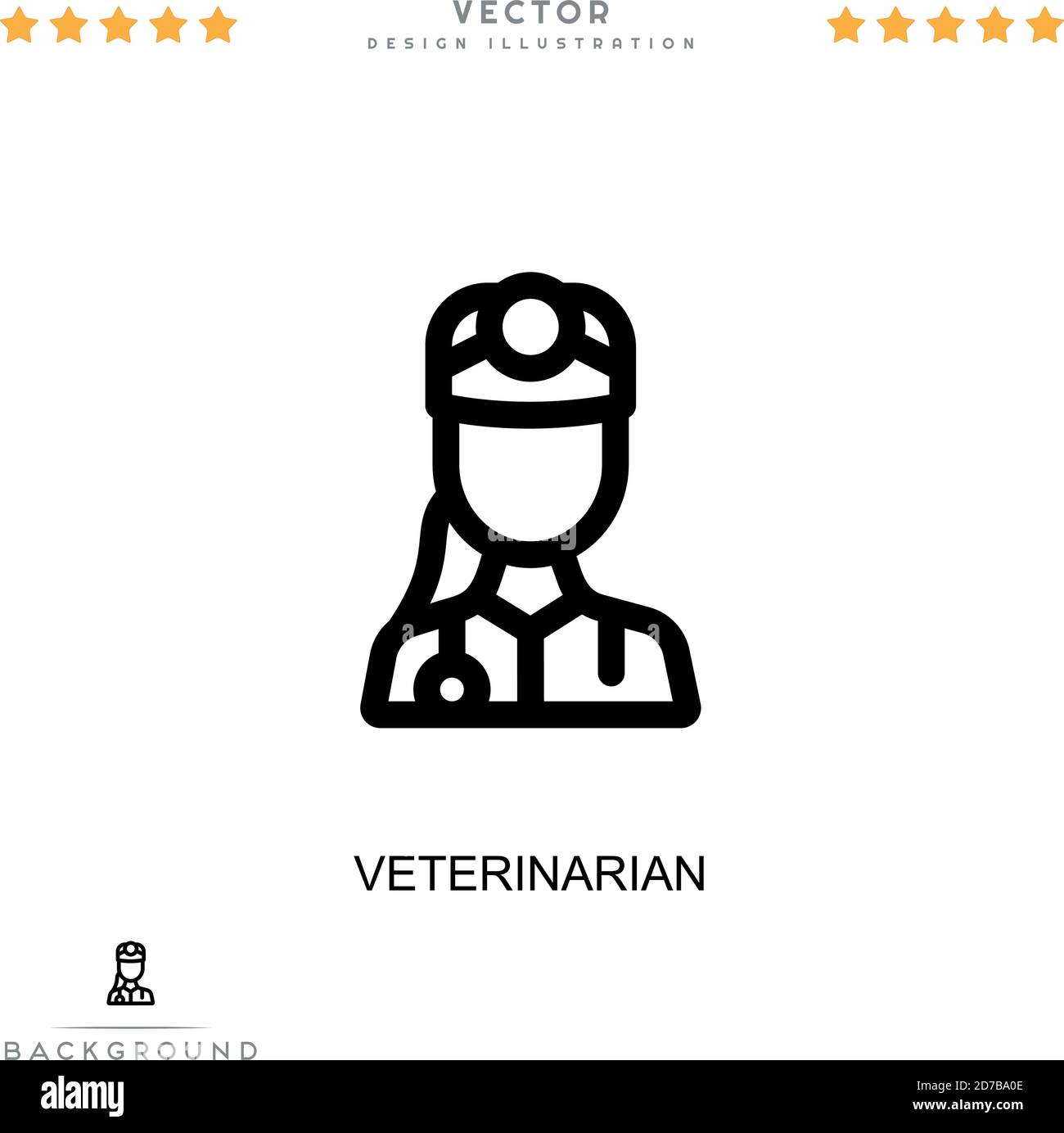 Veterinarian icon. Simple element from digital disruption collection ...