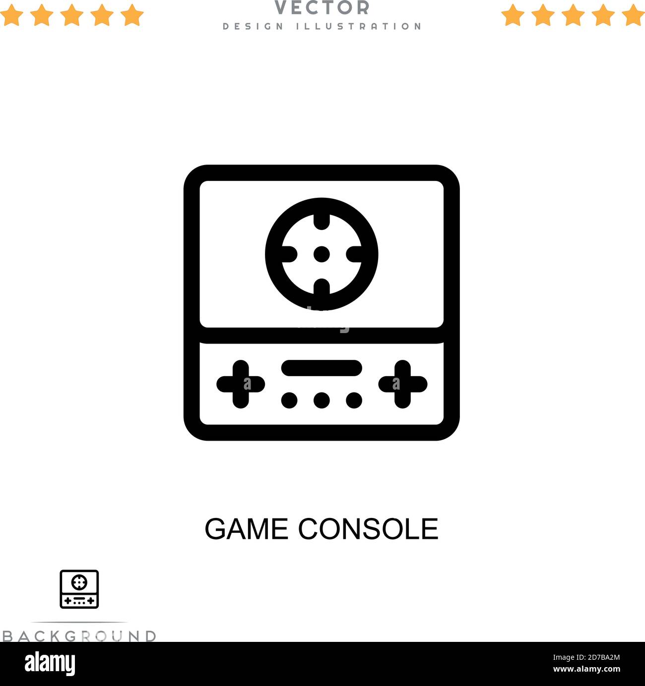 Game console icon. Simple element from digital disruption collection ...