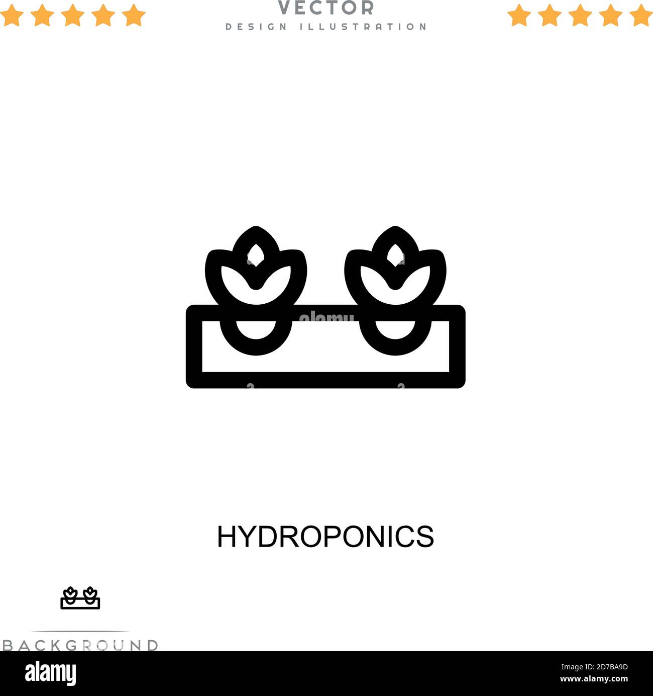 Hydroponics icon. Simple element from digital disruption collection ...