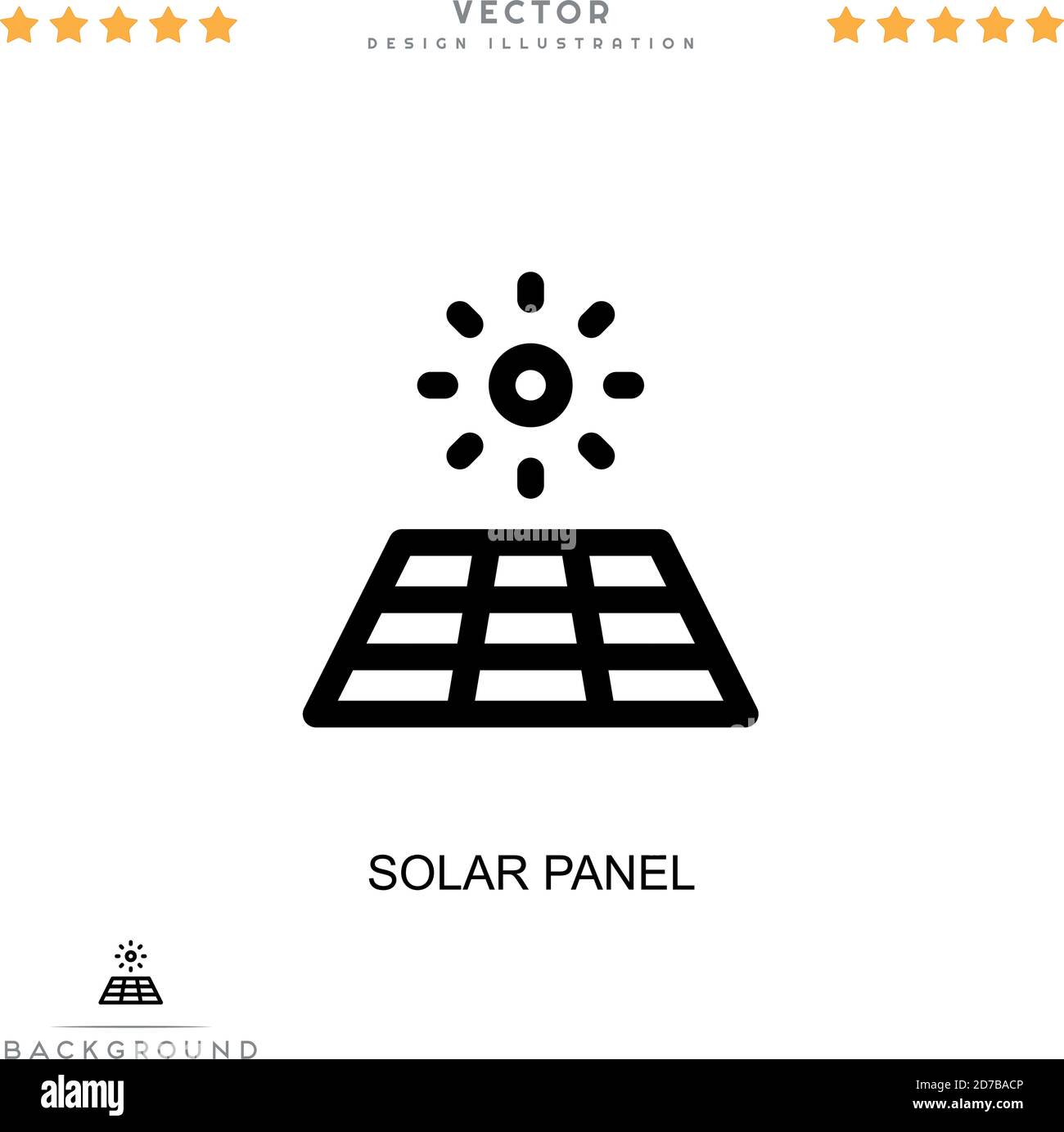 Solar panel icon. Simple element from digital disruption collection ...
