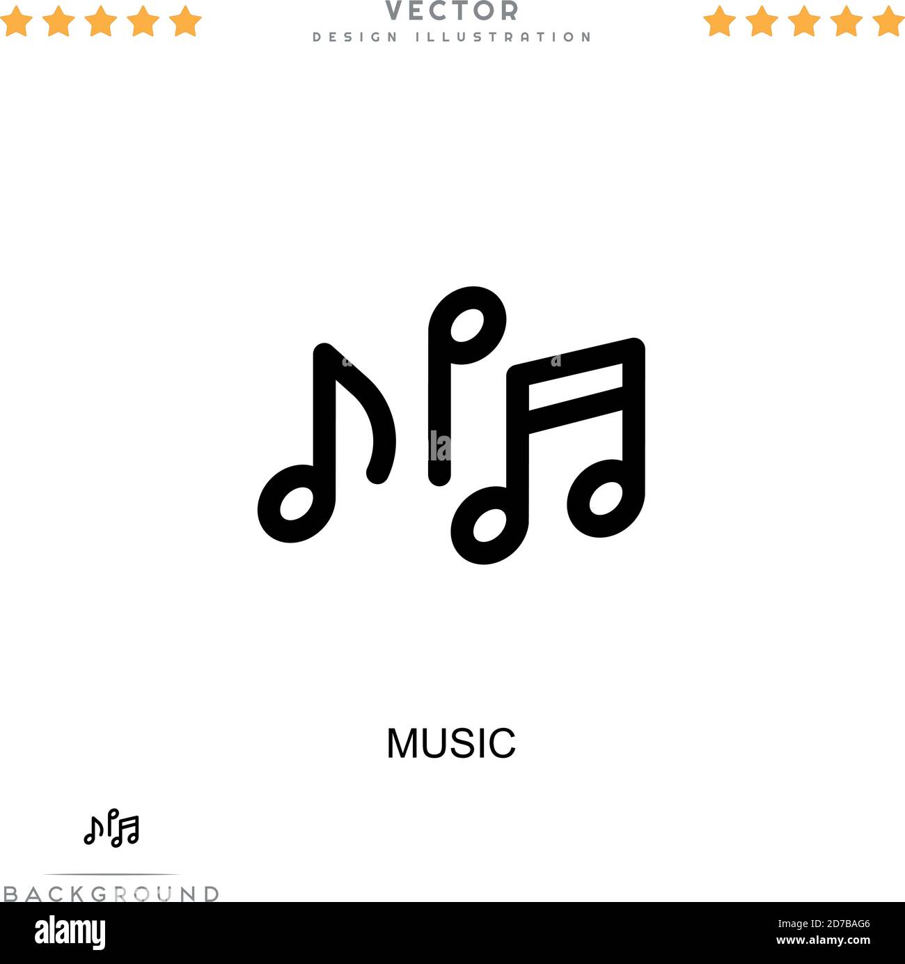 Music icon. Simple element from digital disruption collection. Line ...