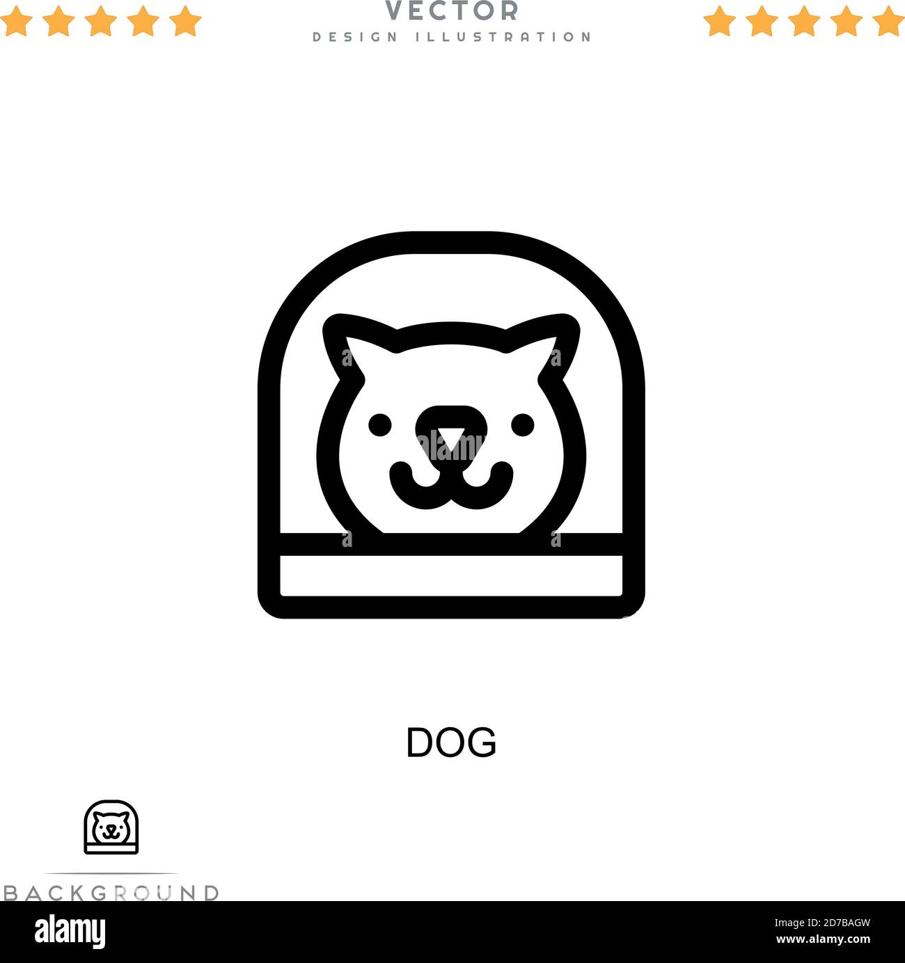 Dog icon. Simple element from digital disruption collection. Line Dog ...