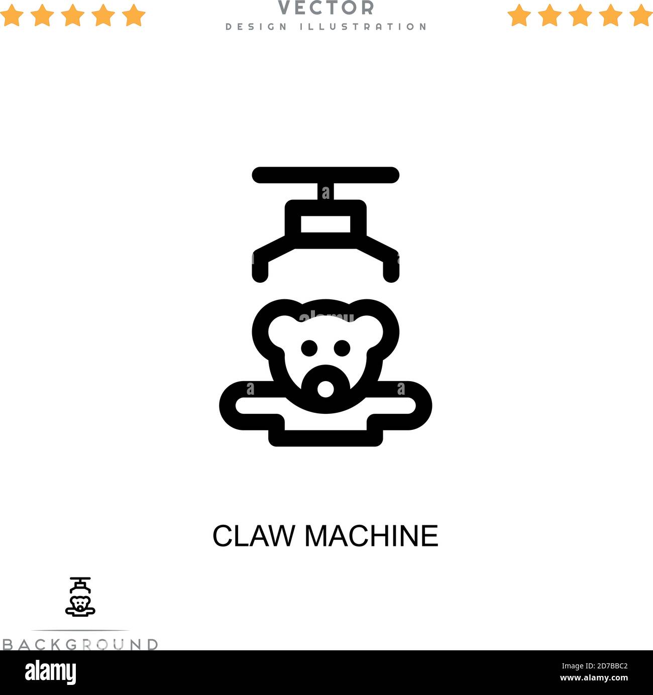 Claw machine icon. Simple element from digital disruption collection ...