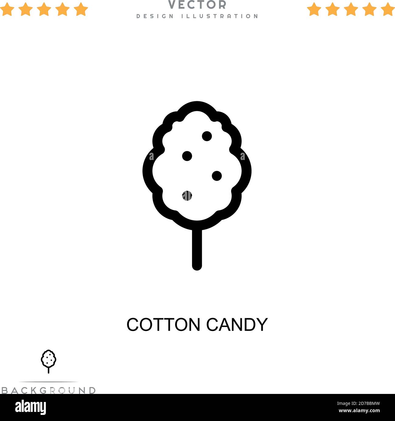 Cotton candy icon. Simple element from digital disruption collection ...