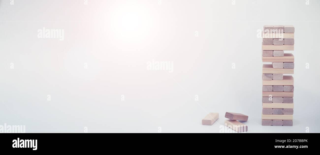 Board game tower of wood sticks Stock Photo - Alamy