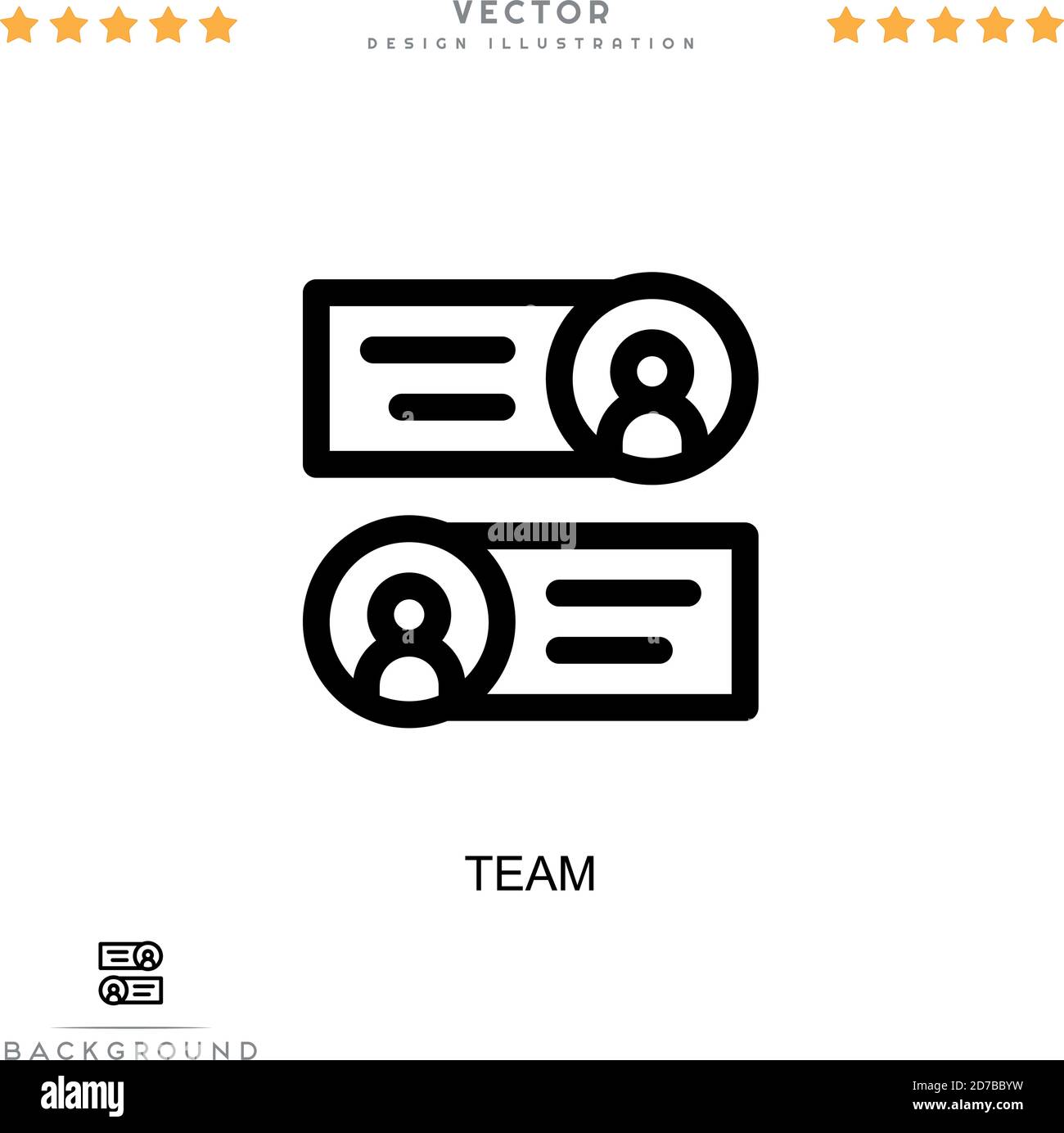 Team icon. Simple element from digital disruption collection. Line Team ...