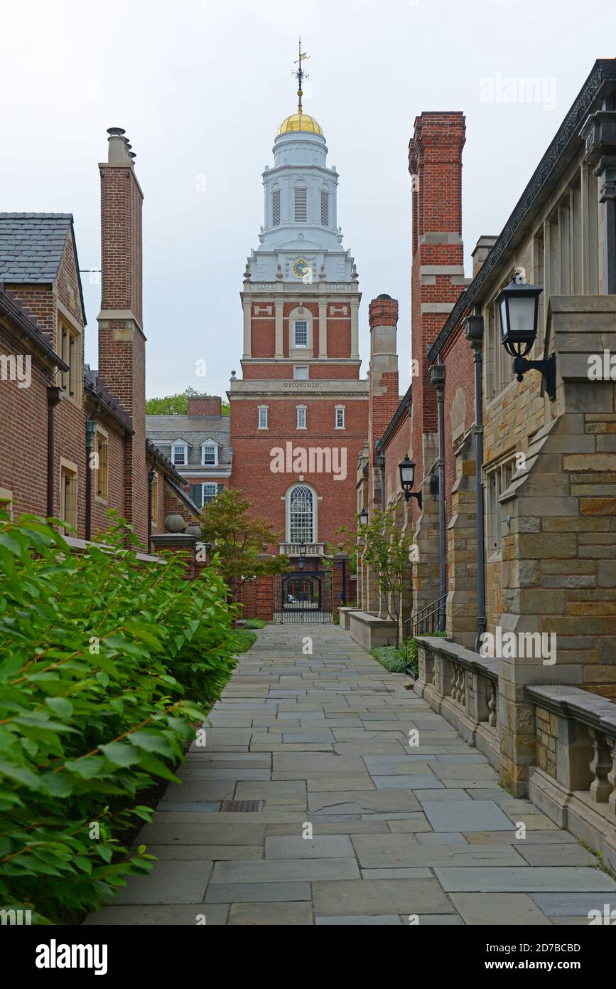 Pierson College in Yale University, New Haven, Connecticut, CT, USA ...