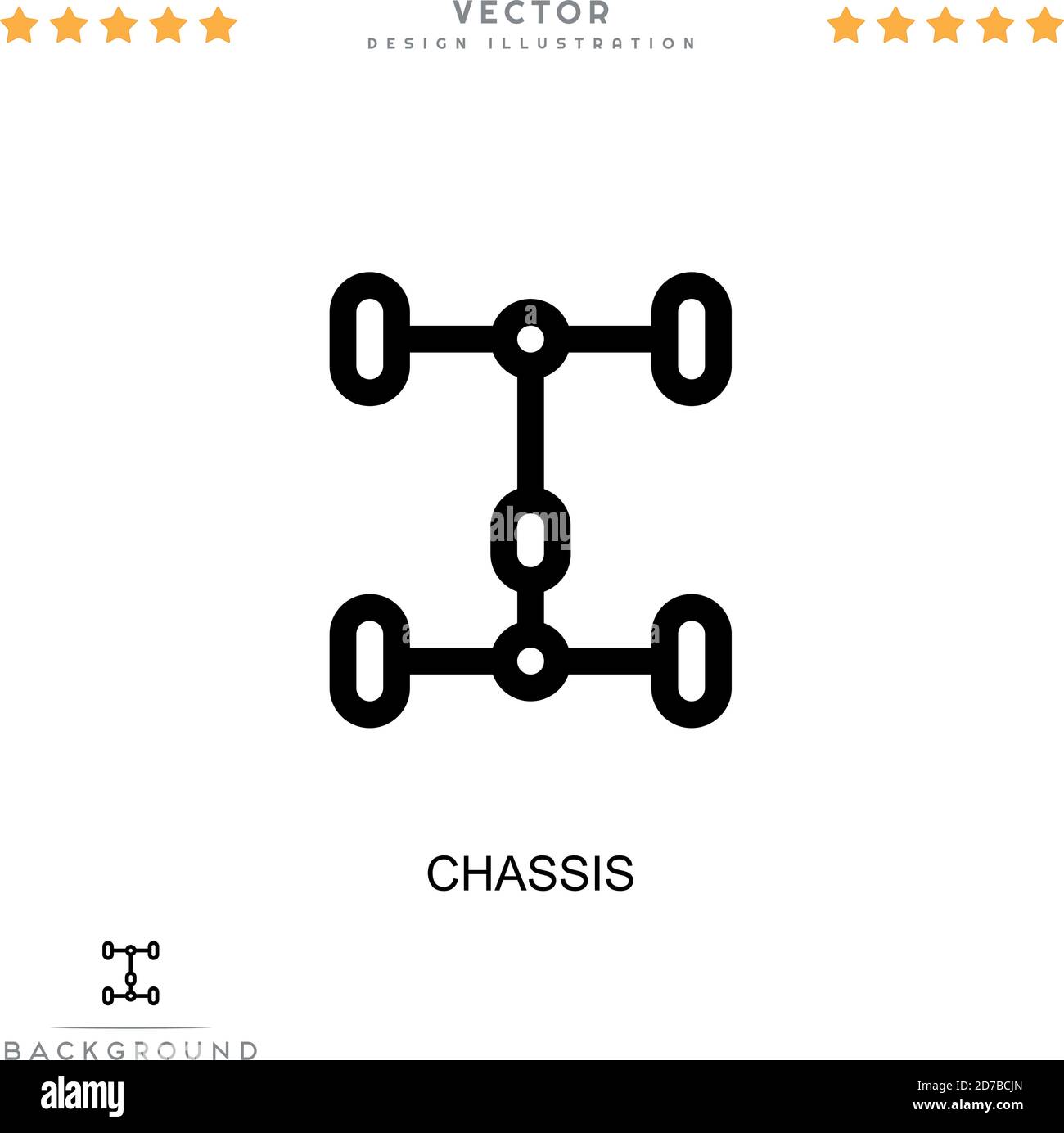 Car with platform chassis Stock Vector Images - Alamy