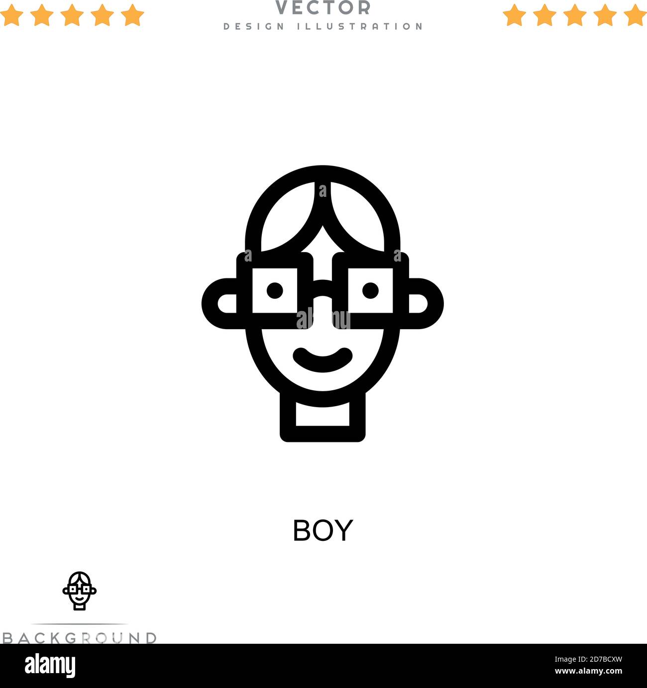 Boy icon. Simple element from digital disruption collection. Line Boy ...