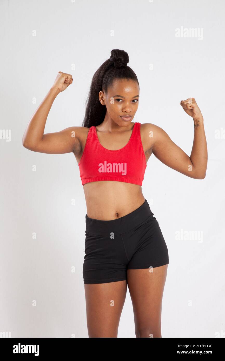 Shadow boxing woman hi-res stock photography and images - Alamy