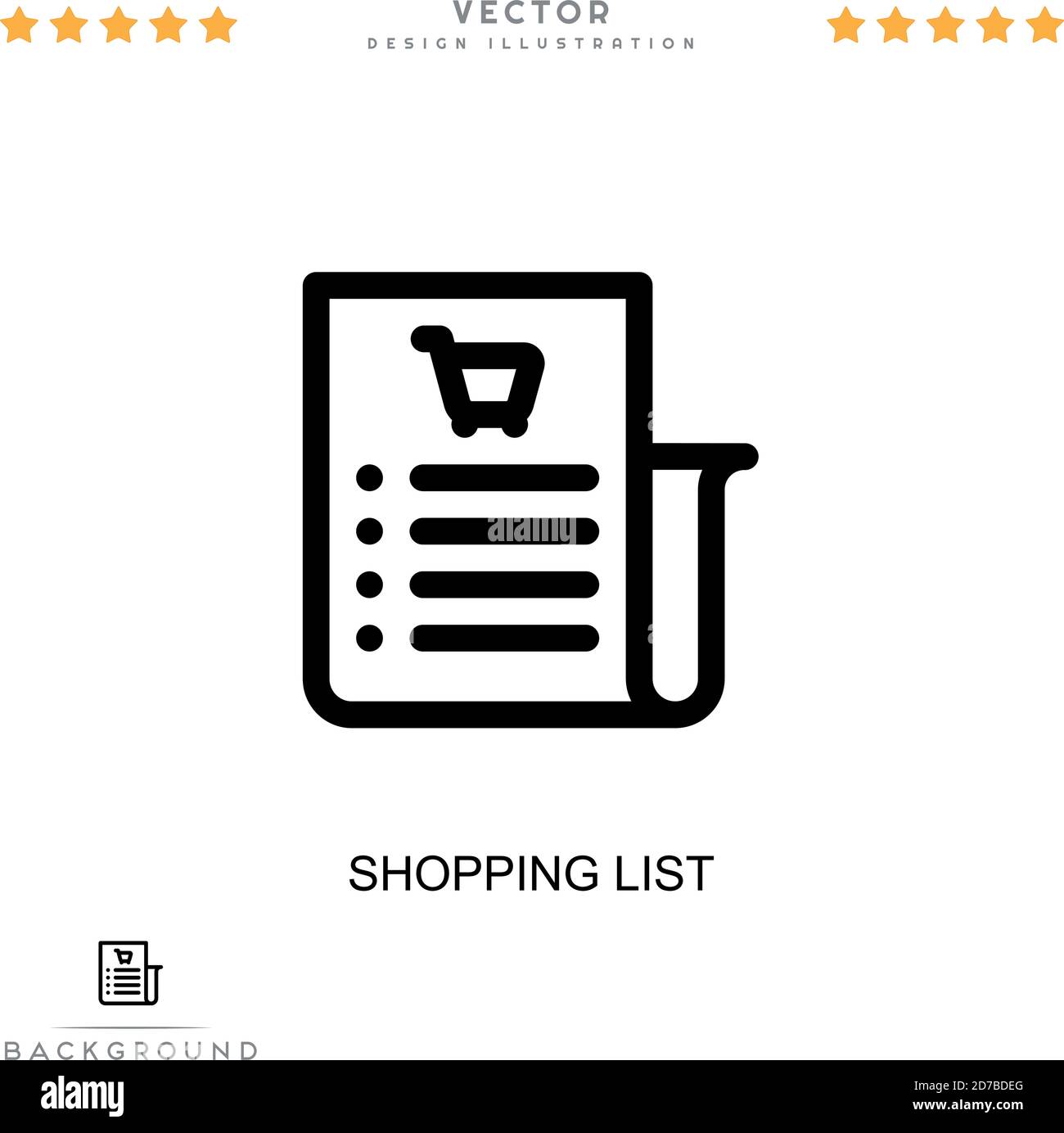 Shopping list icon. Simple element from digital disruption collection ...