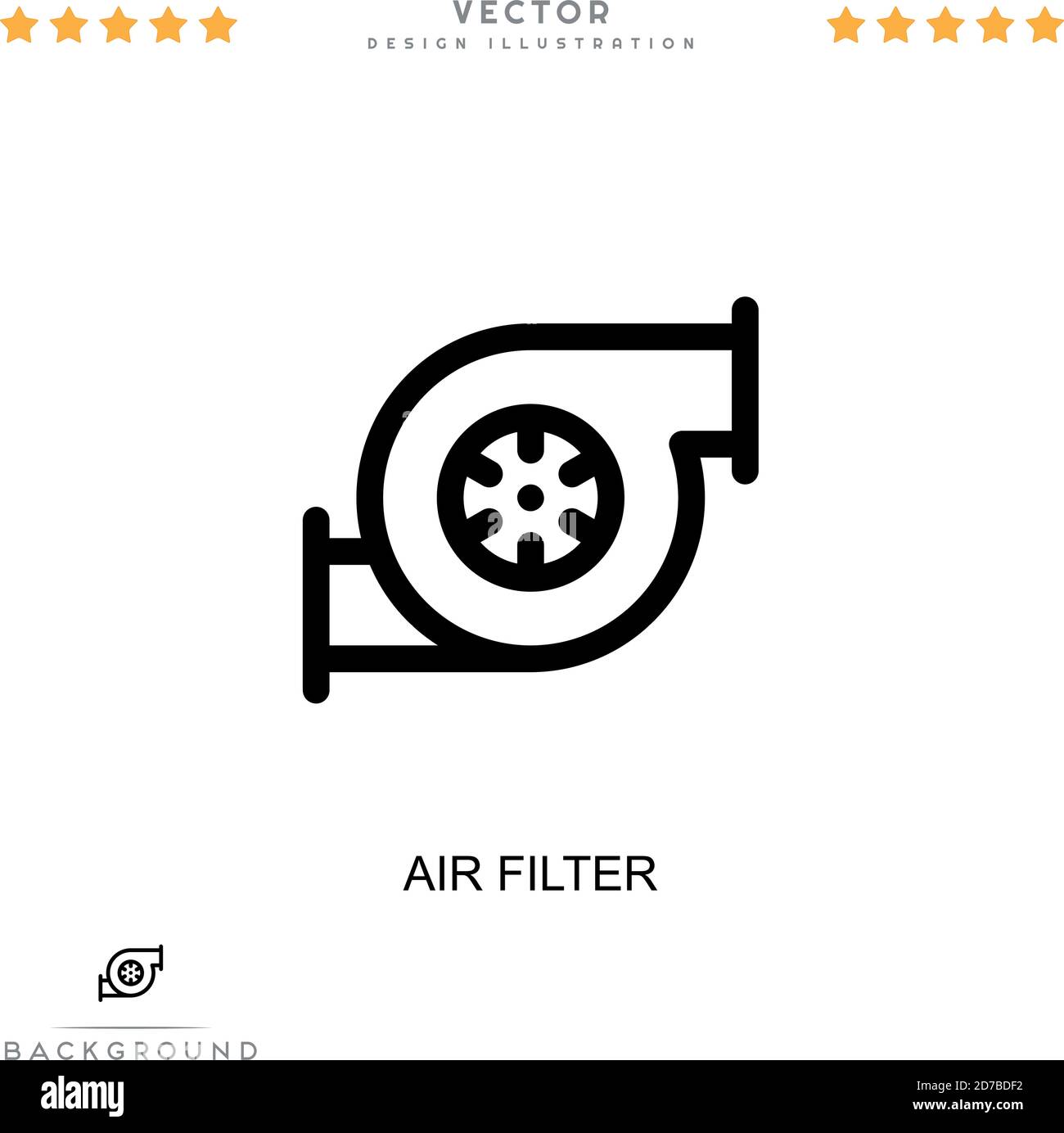 Air filter icon. Simple element from digital disruption collection ...