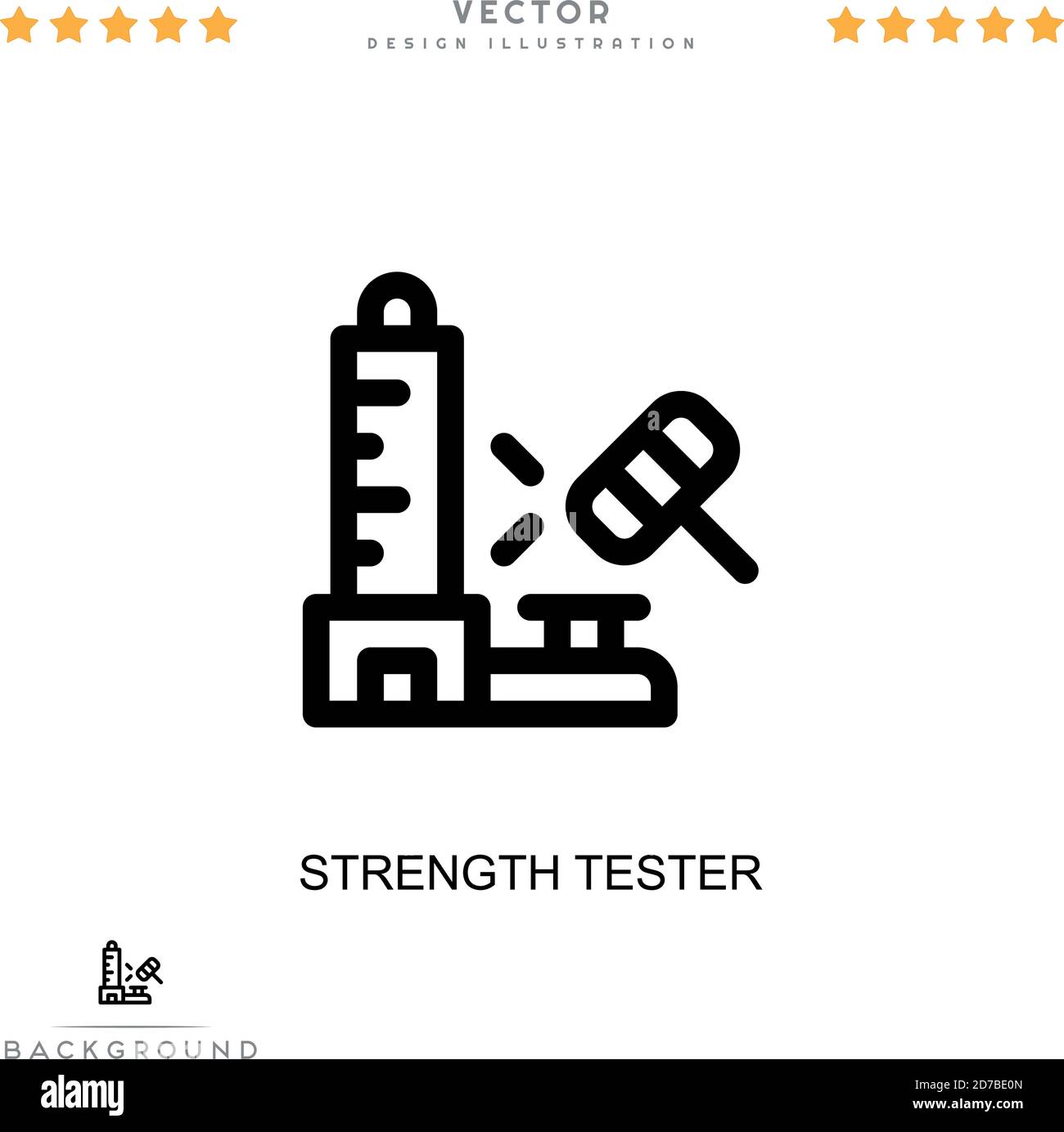 Strength tester icon. Simple element from digital disruption collection ... Strength tester icon. Simple element from digital disruption collection ...