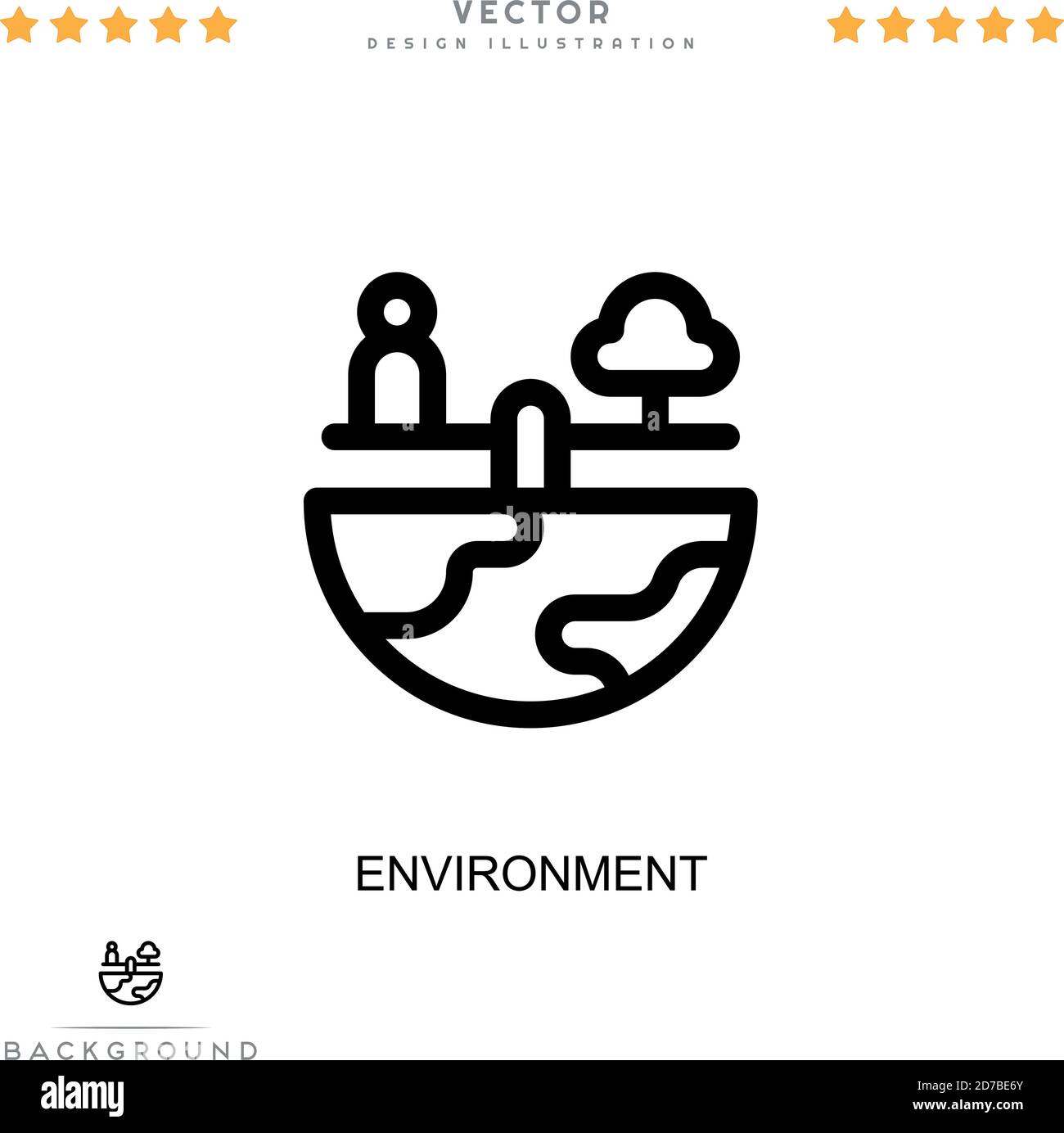 Environment icon. Simple element from digital disruption collection ...