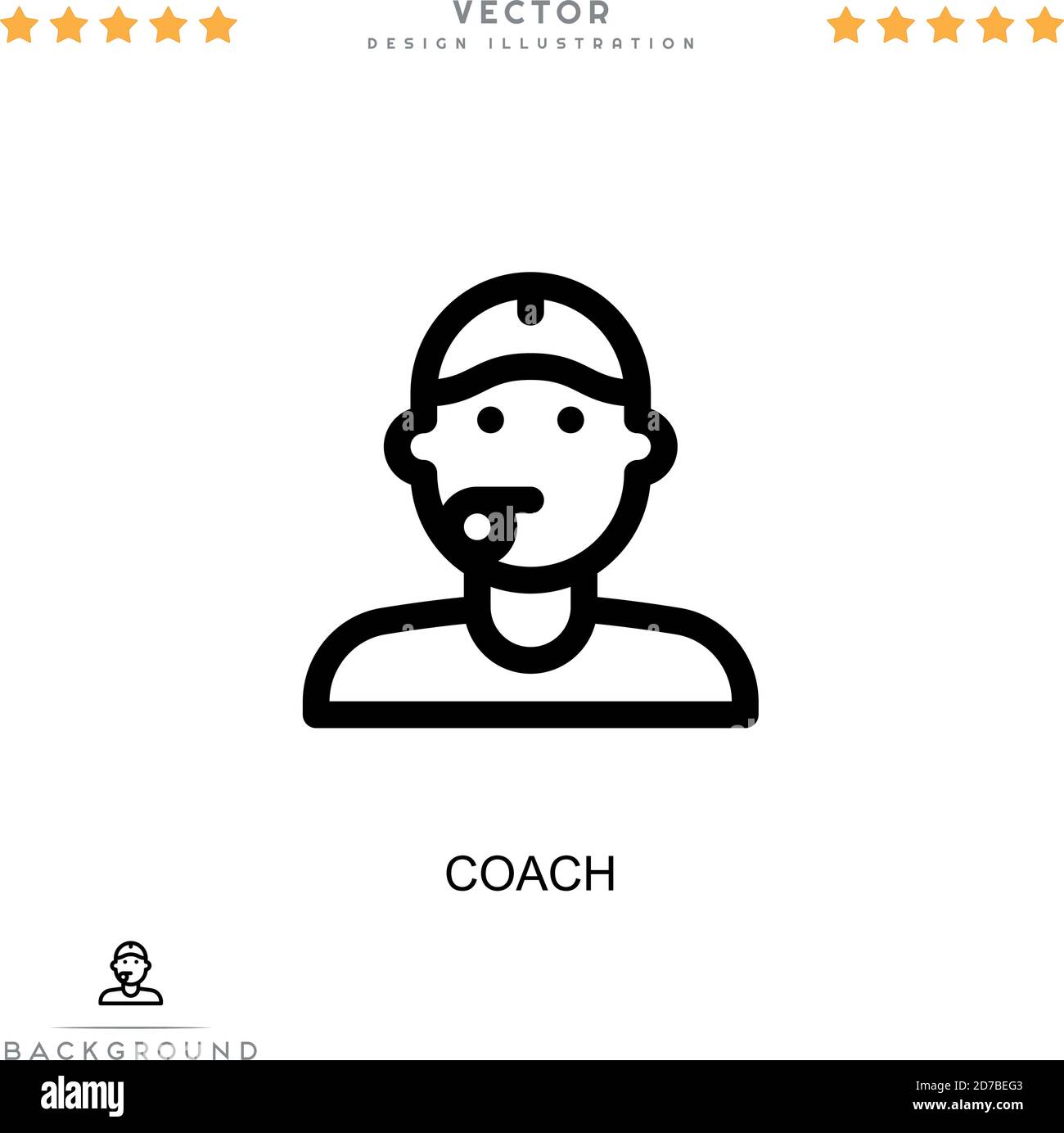 Coach icon. Simple element from digital disruption collection. Line ...
