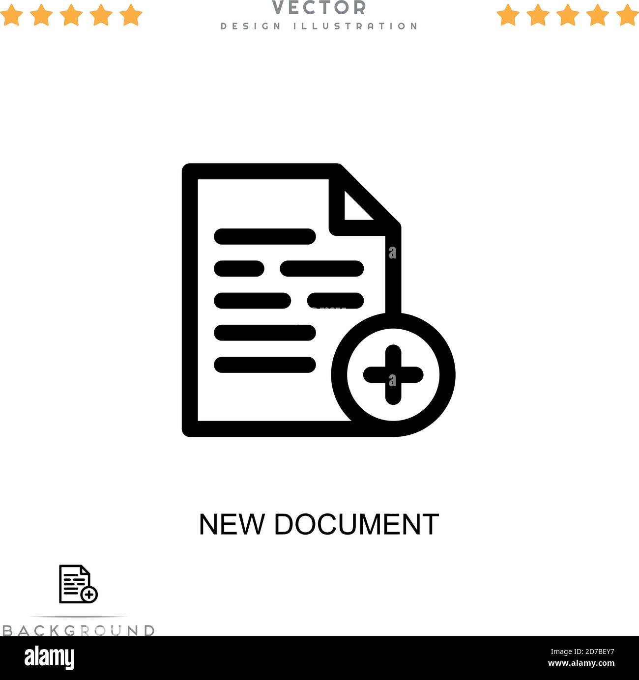 New document icon. Simple element from digital disruption collection ...