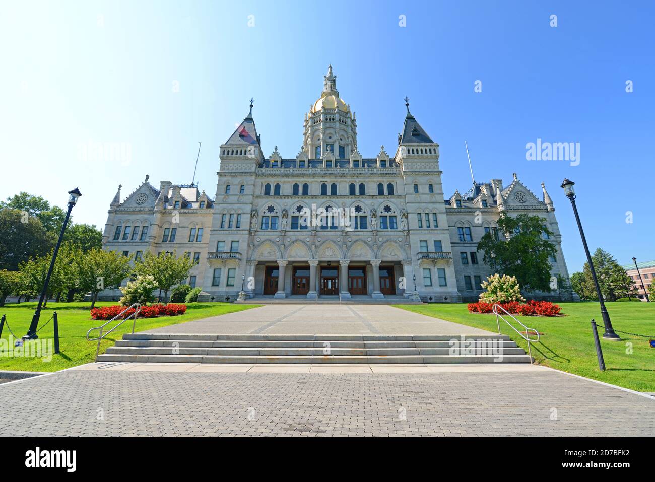 Connecticut State Capitol, Hartford, Connecticut, USA. This building ...