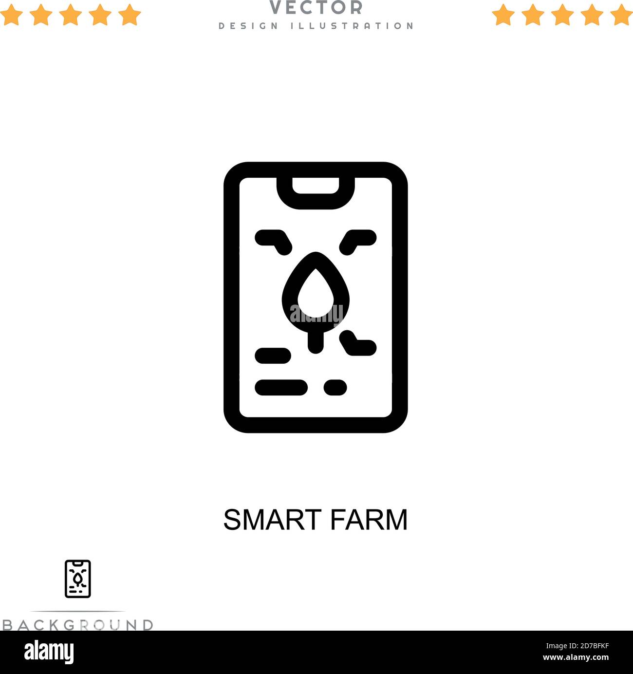 Smart farm icon. Simple element from digital disruption collection ...