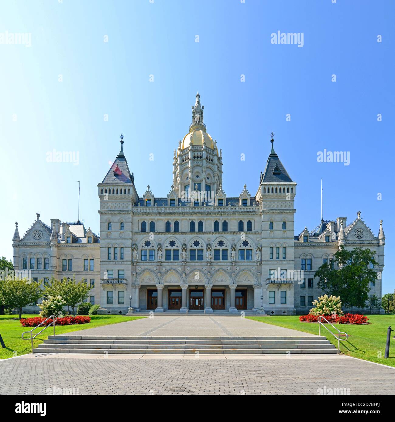 Connecticut State Capitol, Hartford, Connecticut, USA. This building ...