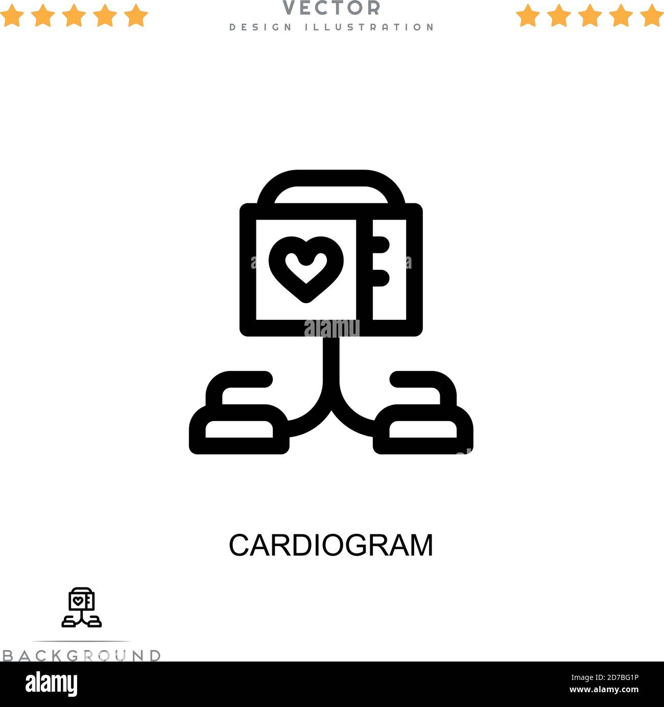 Cardiogram icon. Simple element from digital disruption collection ...