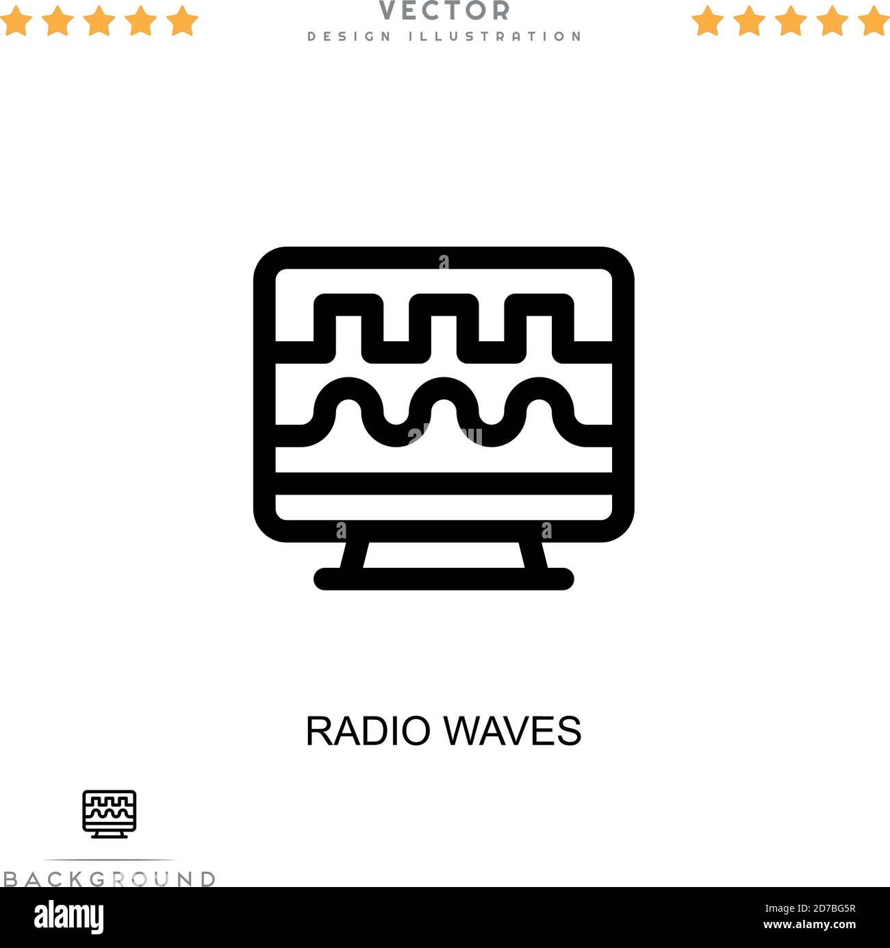 Radio waves icon. Simple element from digital disruption collection ...