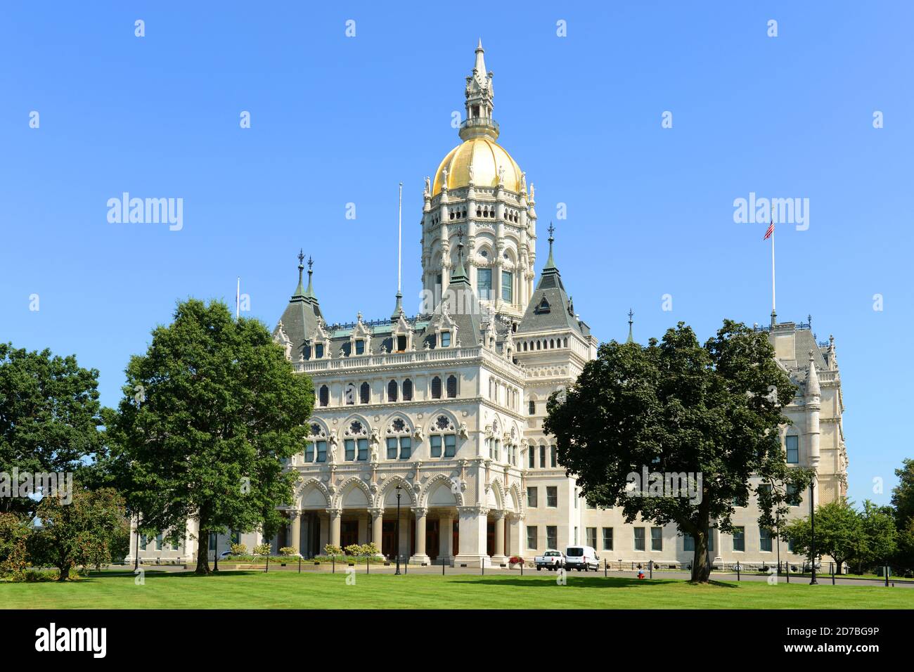 Connecticut State Capitol, Hartford, Connecticut, USA. This building ...