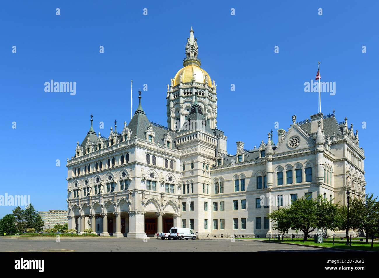 Connecticut State Capitol, Hartford, Connecticut, USA. This building ...