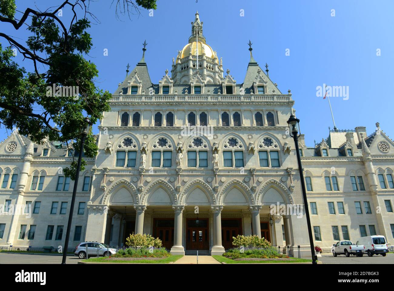 Connecticut State Capitol, Hartford, Connecticut, USA. This building ...