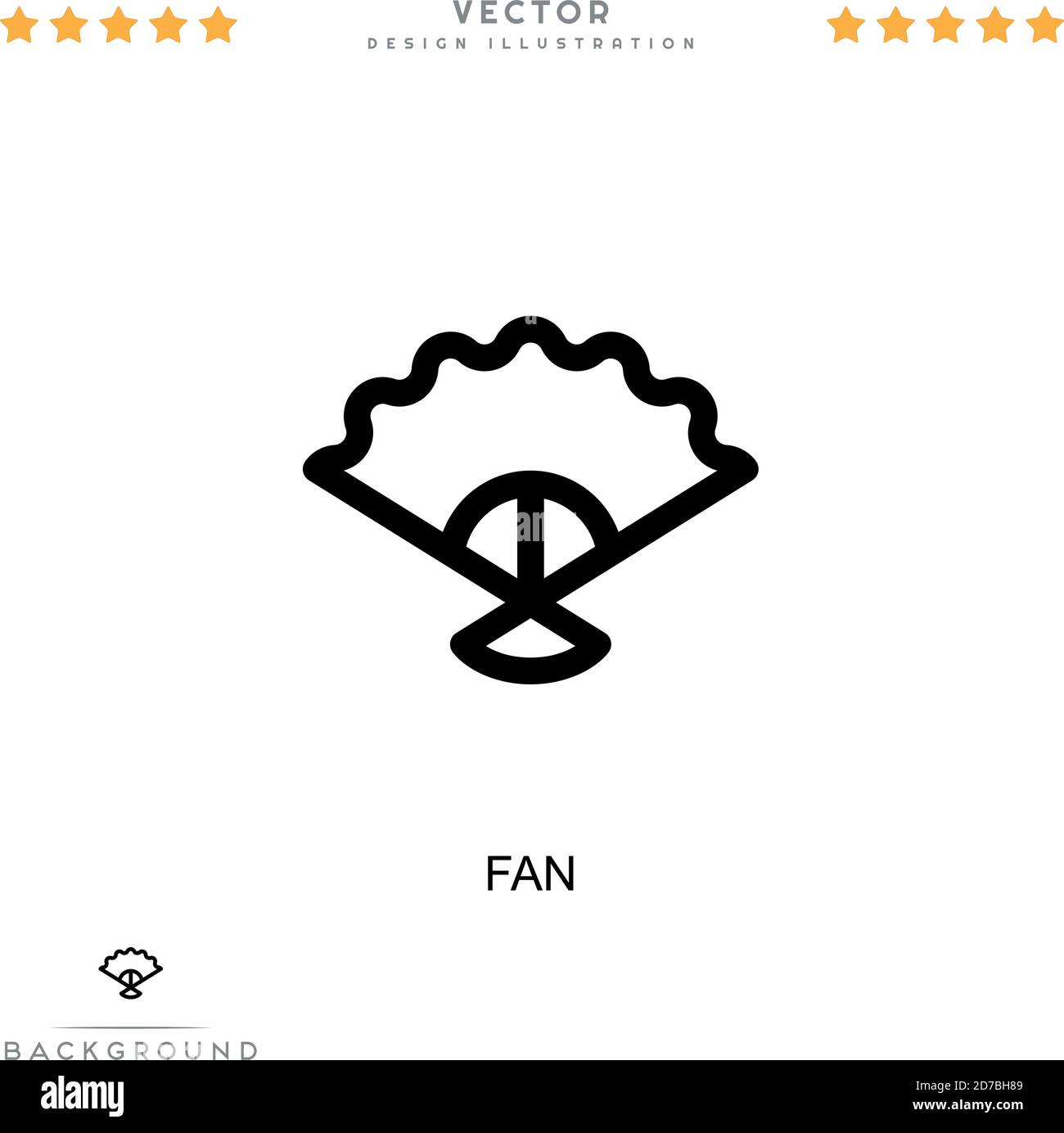 Fan icon. Simple element from digital disruption collection. Line Fan ...