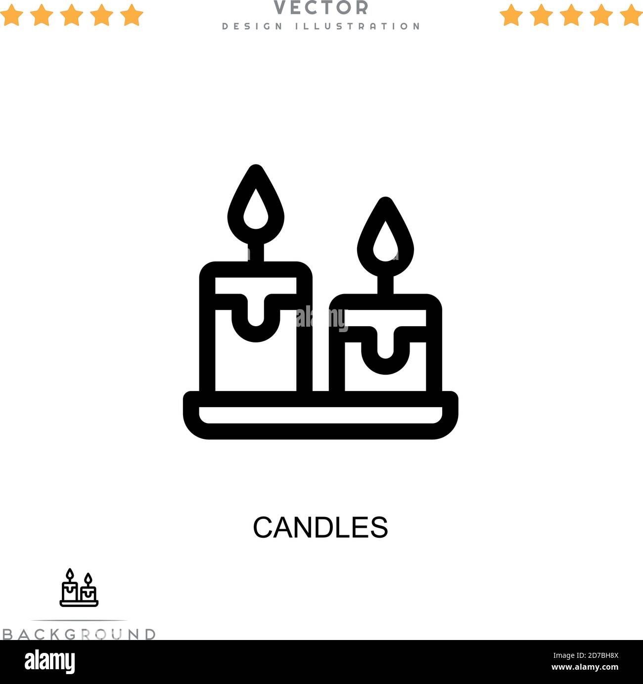 Candles icon. Simple element from digital disruption collection. Line ...