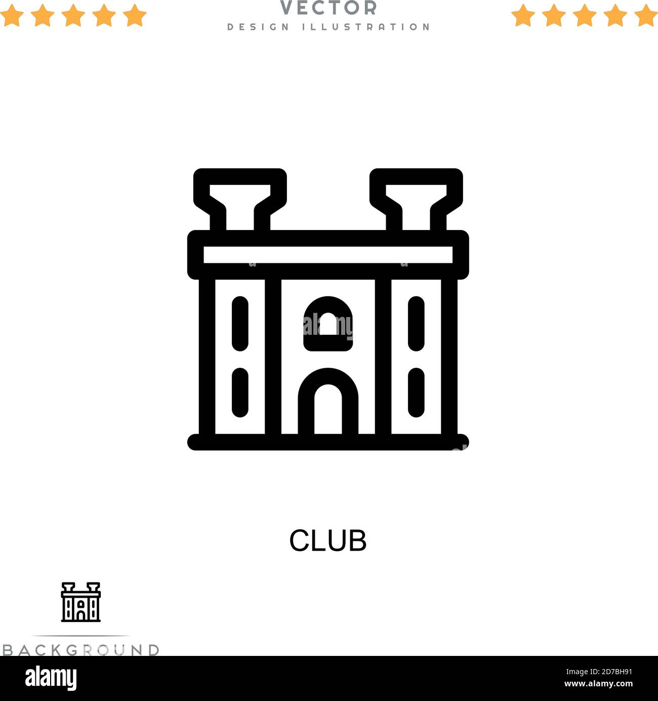 Club icon. Simple element from digital disruption collection. Line Club ...