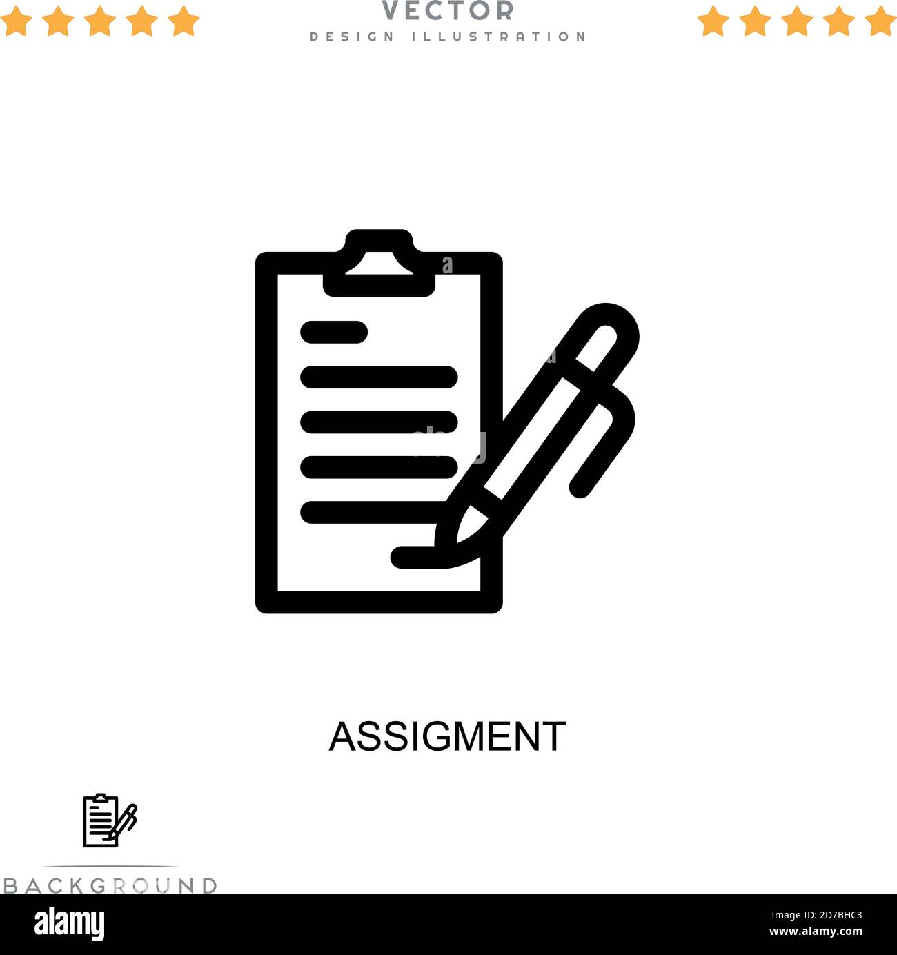 Assigment icon. Simple element from digital disruption collection. Line ...