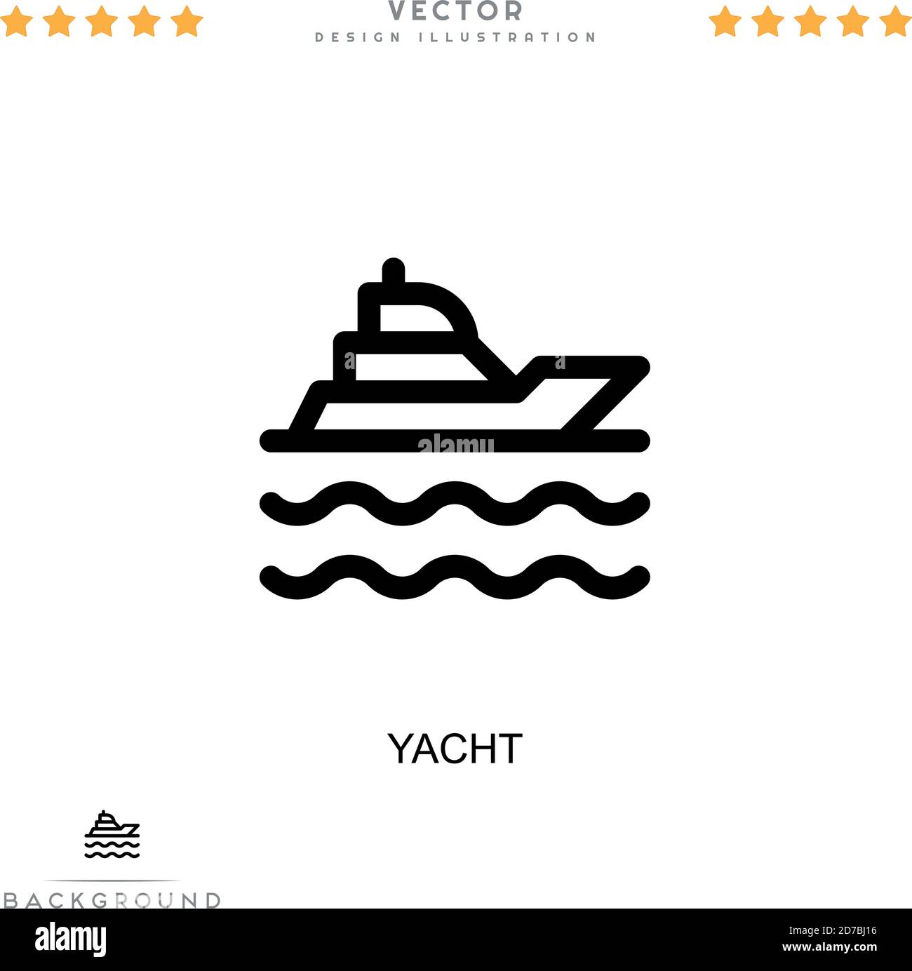 Yacht icon. Simple element from digital disruption collection. Line ...