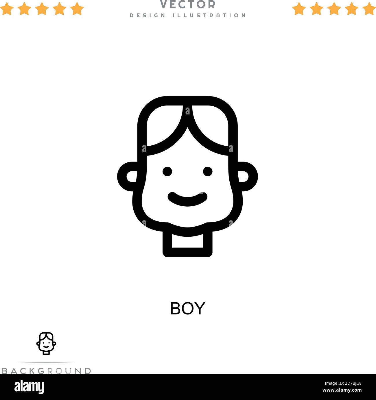 Boy icon. Simple element from digital disruption collection. Line Boy ...