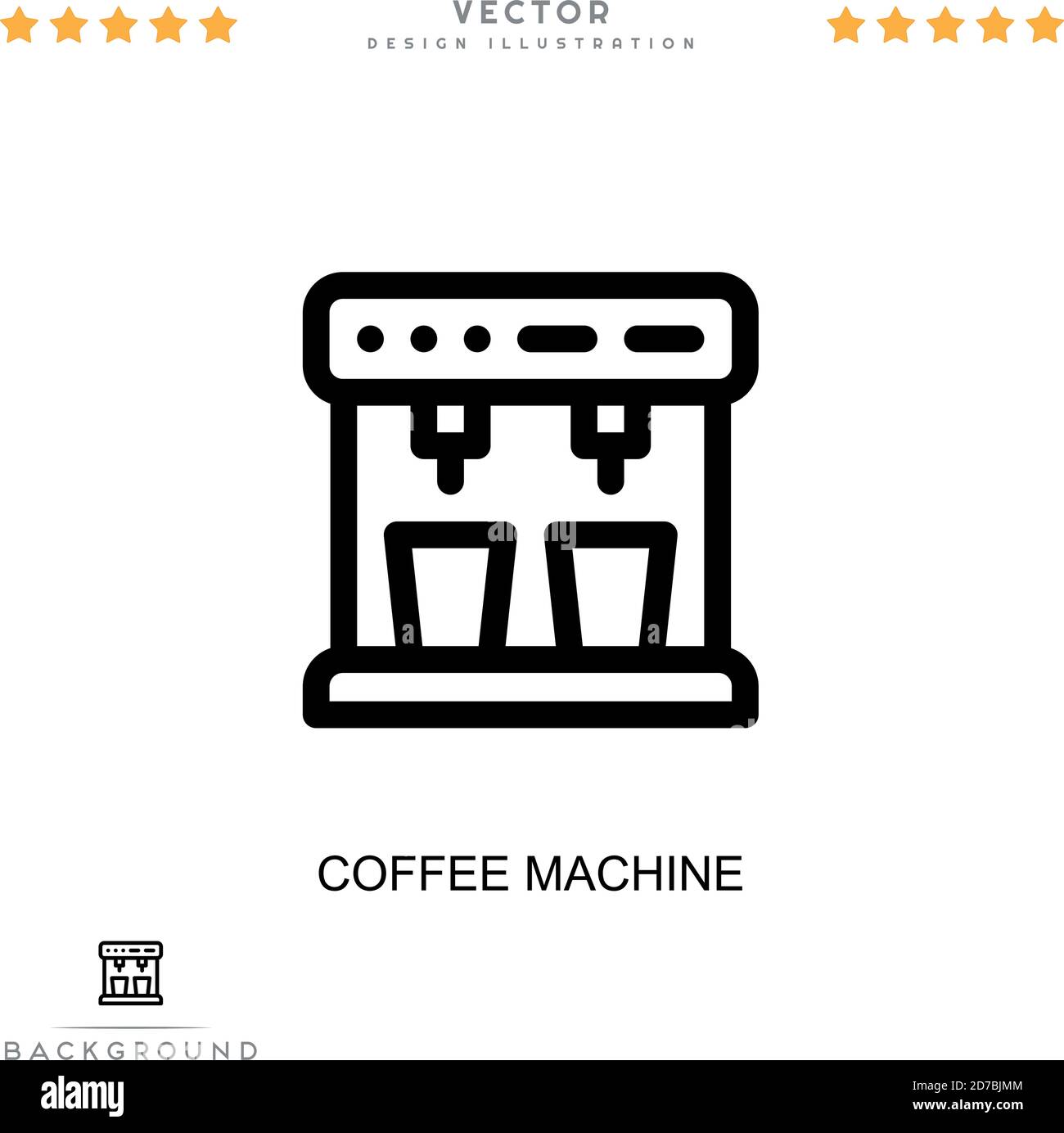 Coffee machine icon. Simple element from digital disruption collection ...