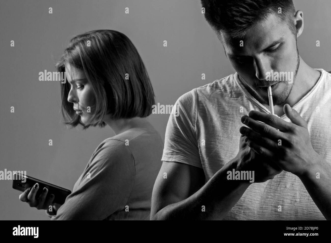 Actual social problem. Stop smoking addiction. Addictive group ...