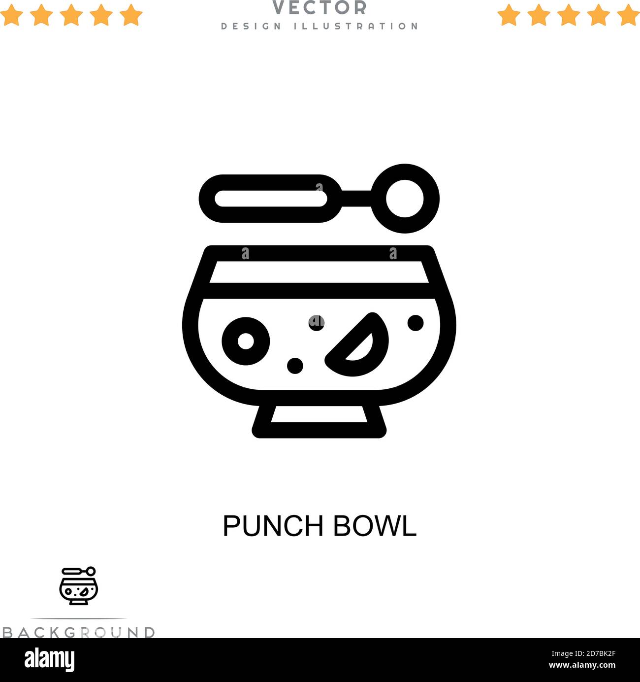 Punch bowl icon. Simple element from digital disruption collection ...
