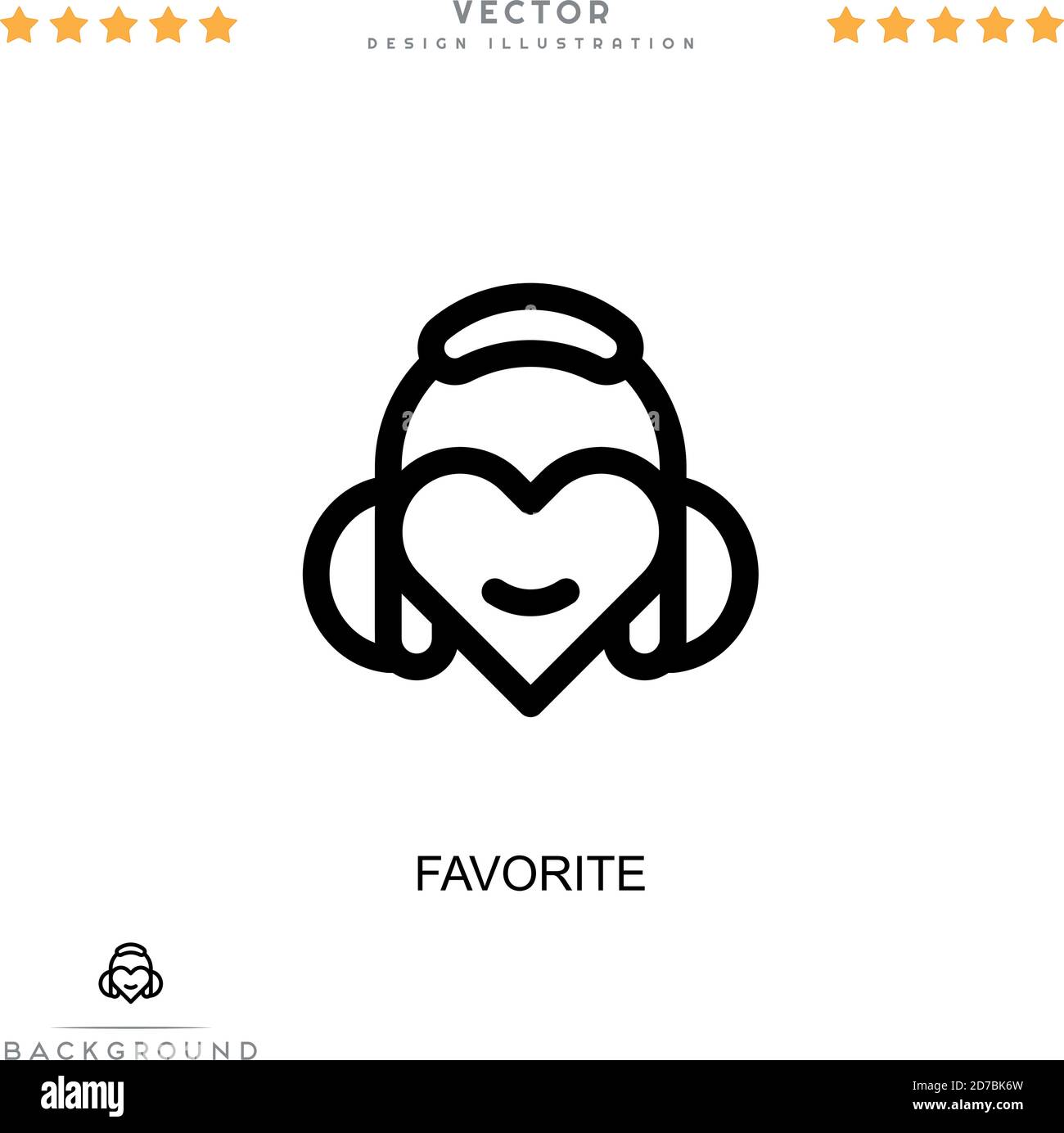 Favorite icon. Simple element from digital disruption collection. Line ...