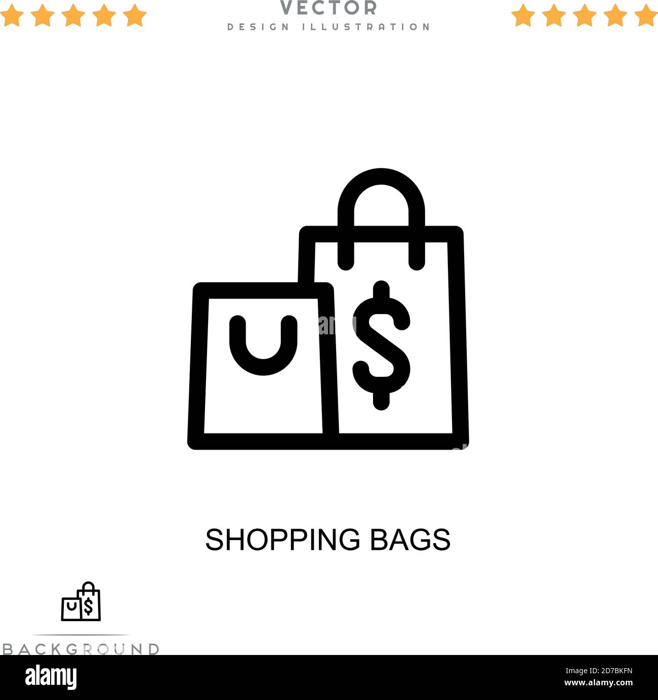 Xmas shopping bags shopaholic Stock Vector Images - Alamy