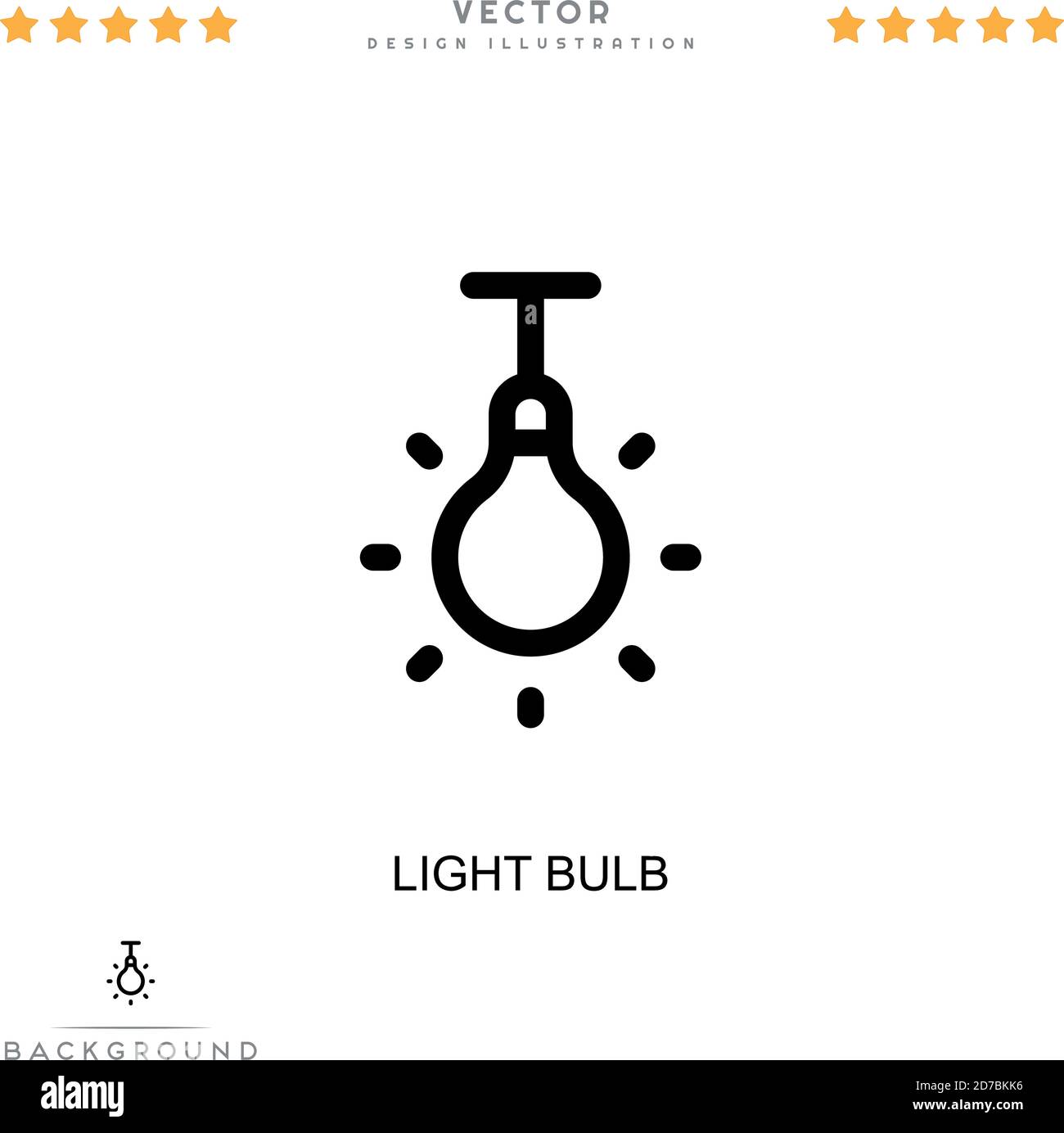 Light bulb icon. Simple element from digital disruption collection ...